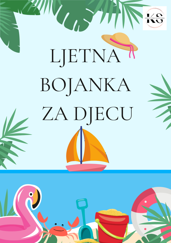 Ljetna Bojanka za Djecu - Free Download - Kreativna Svaštara